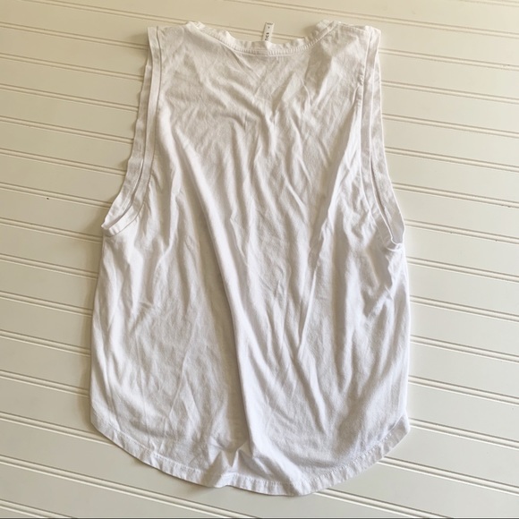 Fabletics | Tops | Fabletics Sweat Sparkle Shine White Tank Top Sz Sm ...